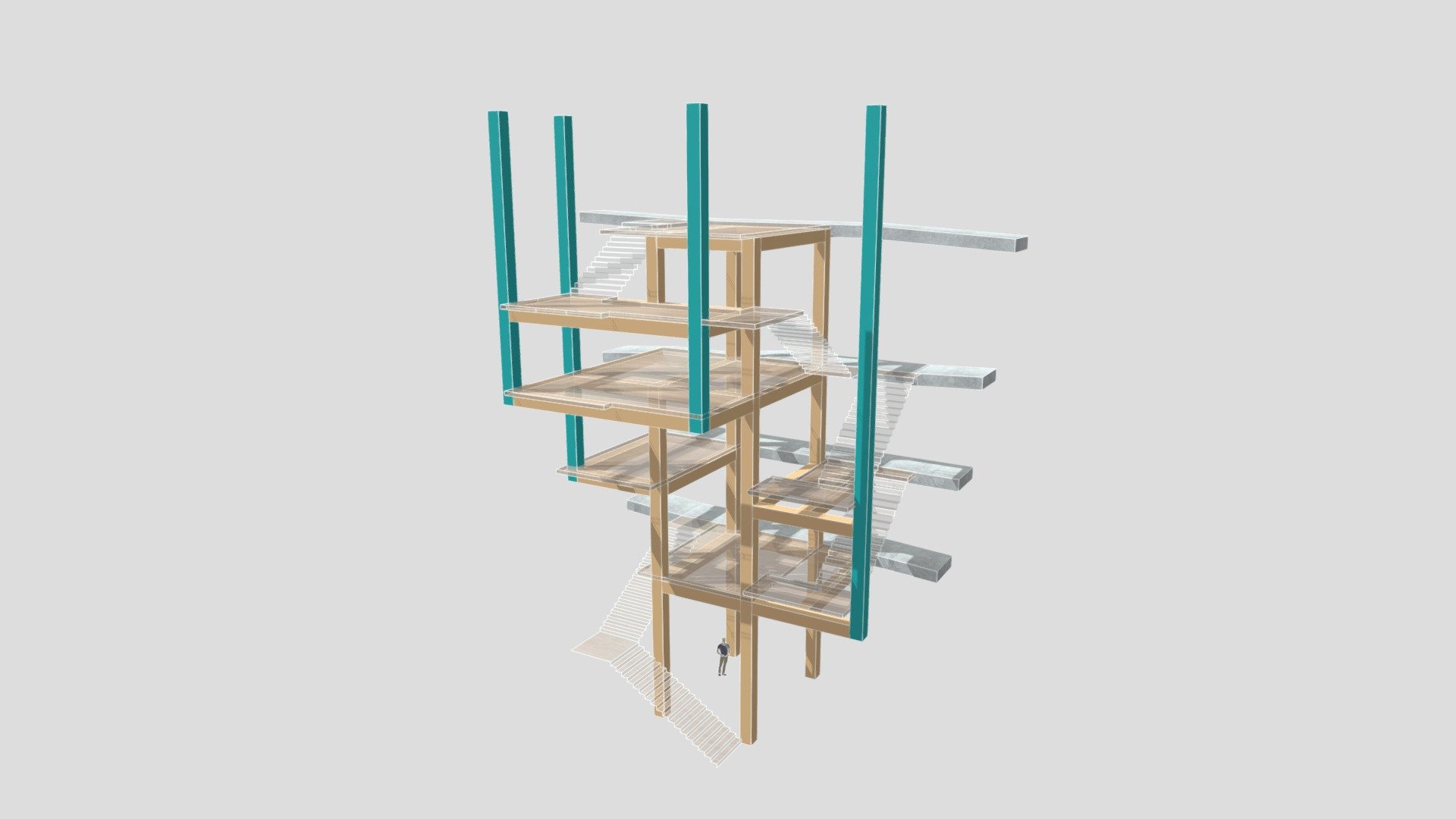 Structural Model 02 - 3D model by adpearso1 [91c3aa5] - Sketchfab