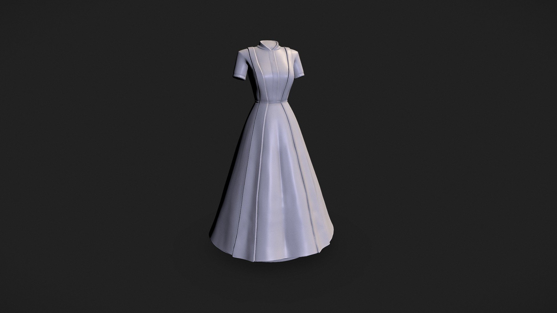Dress 3D Print Decimated - 3D model by Alvaro Wagner (@Distroierd ...