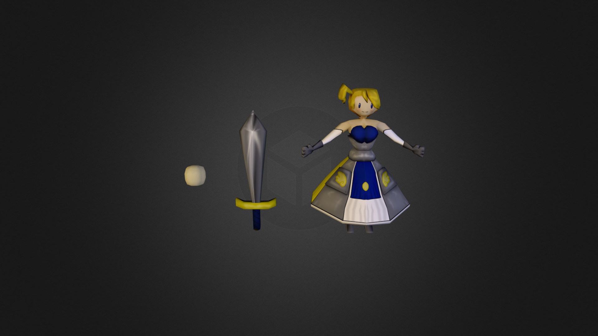 Rose (Low Poly Character) - 3D model by Silverstyn [91c5549] - Sketchfab
