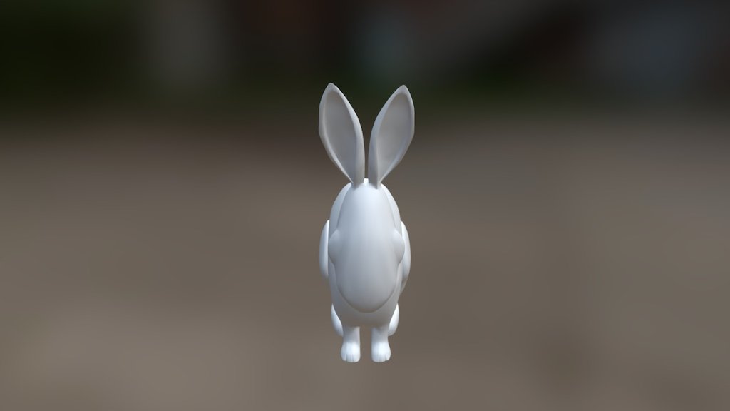 Rabbit - Smooth - 3D model by Malcolm Cooper (@malcooper) [91c5c0f ...