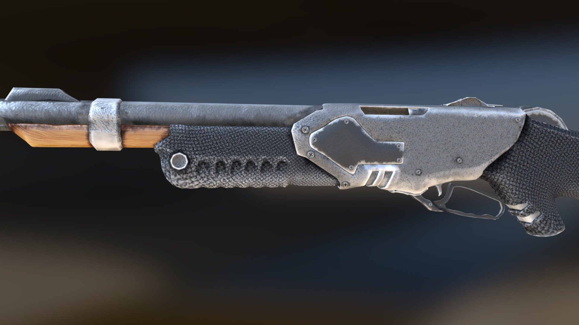 Winchester Mark II - 3D model by arasteam [91c6a30] - Sketchfab