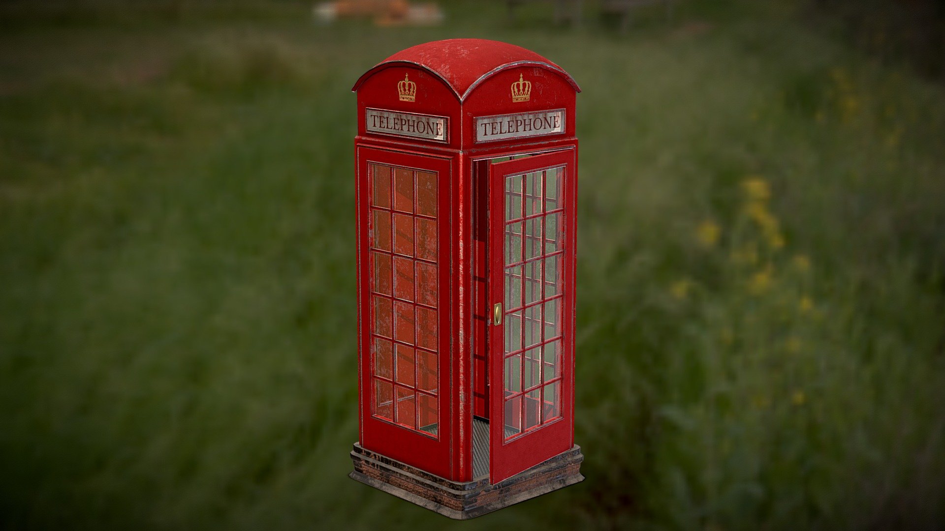 Red TELEPHONE Booth - Download Free 3D model by ezwqq [91ca401] - Sketchfab