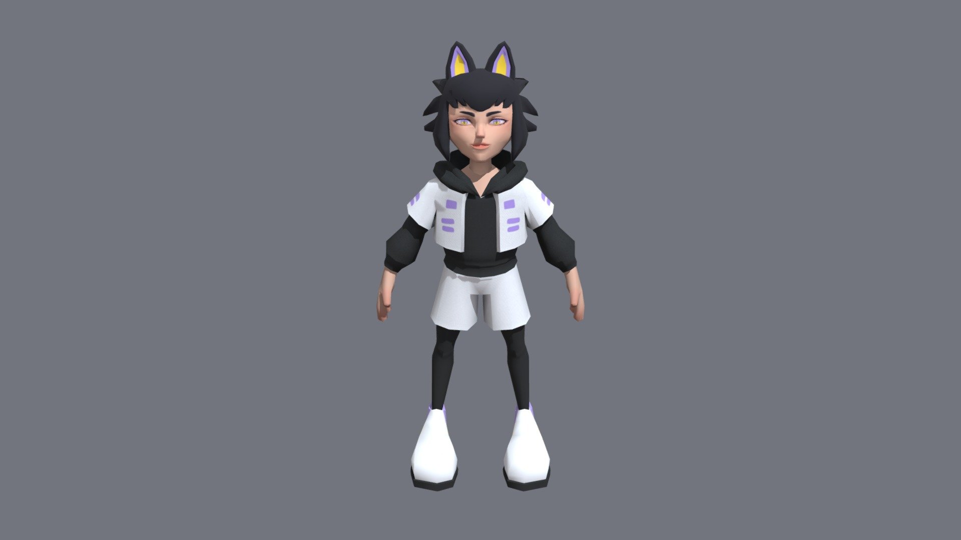Low Poly Character Model - 3D model by ArtByDuckie [91cabbf] - Sketchfab