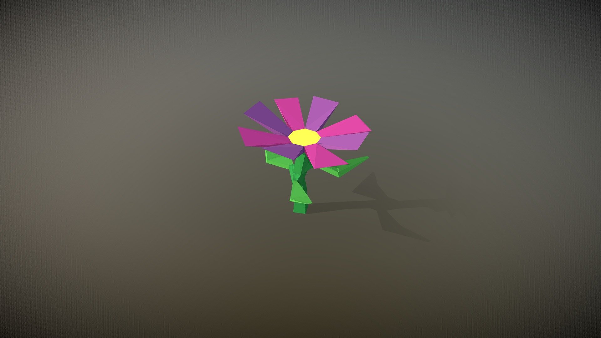 Flower Low-poly 3D model - Download Free 3D model by Gunther (@xisoka45 ...