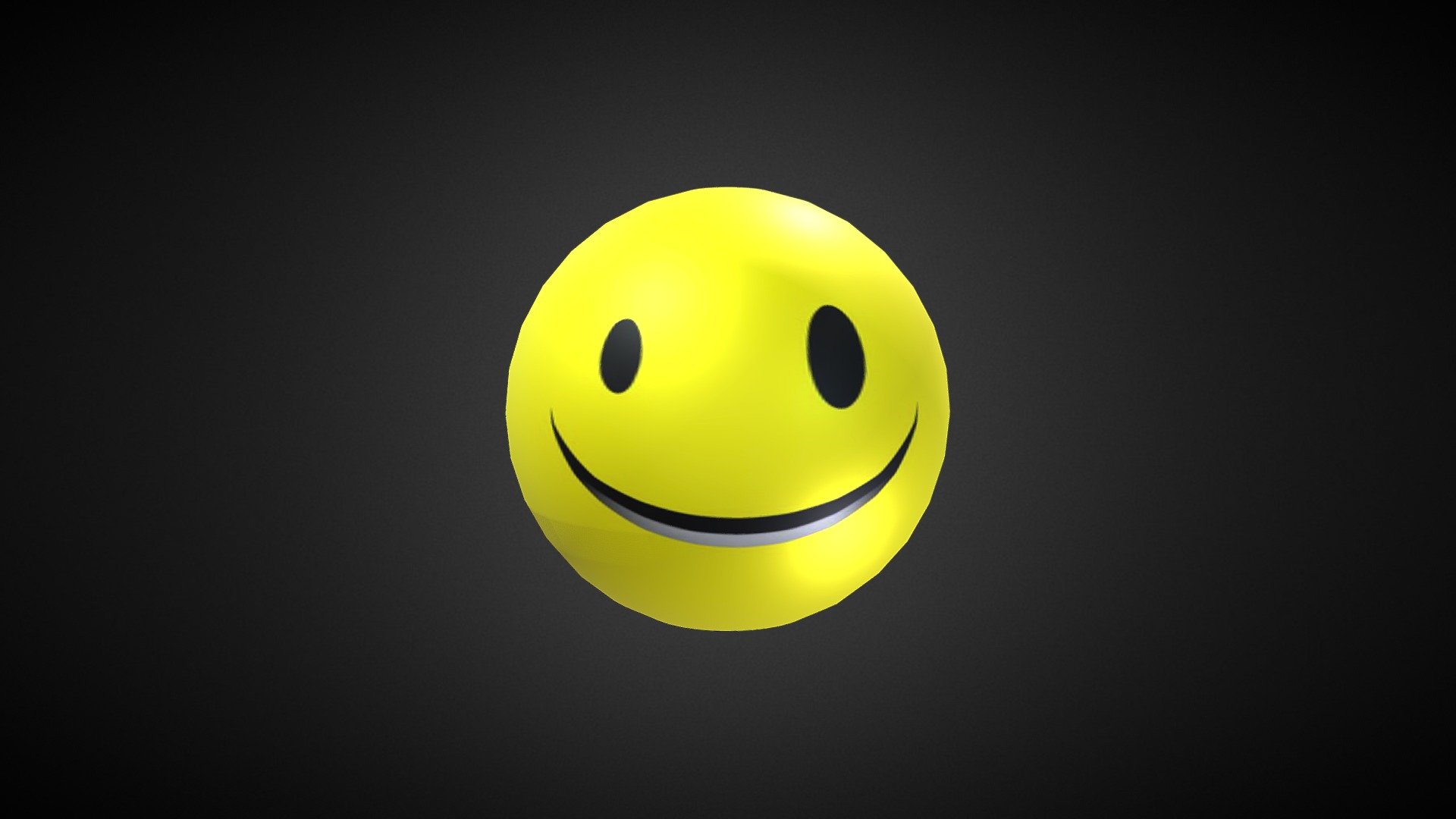 Low poly Smiley Ball - Download Free 3D model by Akshat (@shooter24994 ...