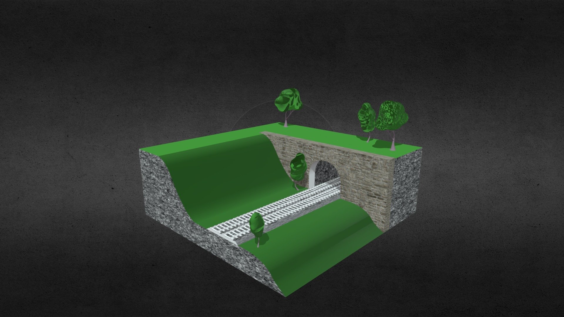 Landscape_with_tex_c4d - 3D model by nickedwards61 [91ce379] - Sketchfab