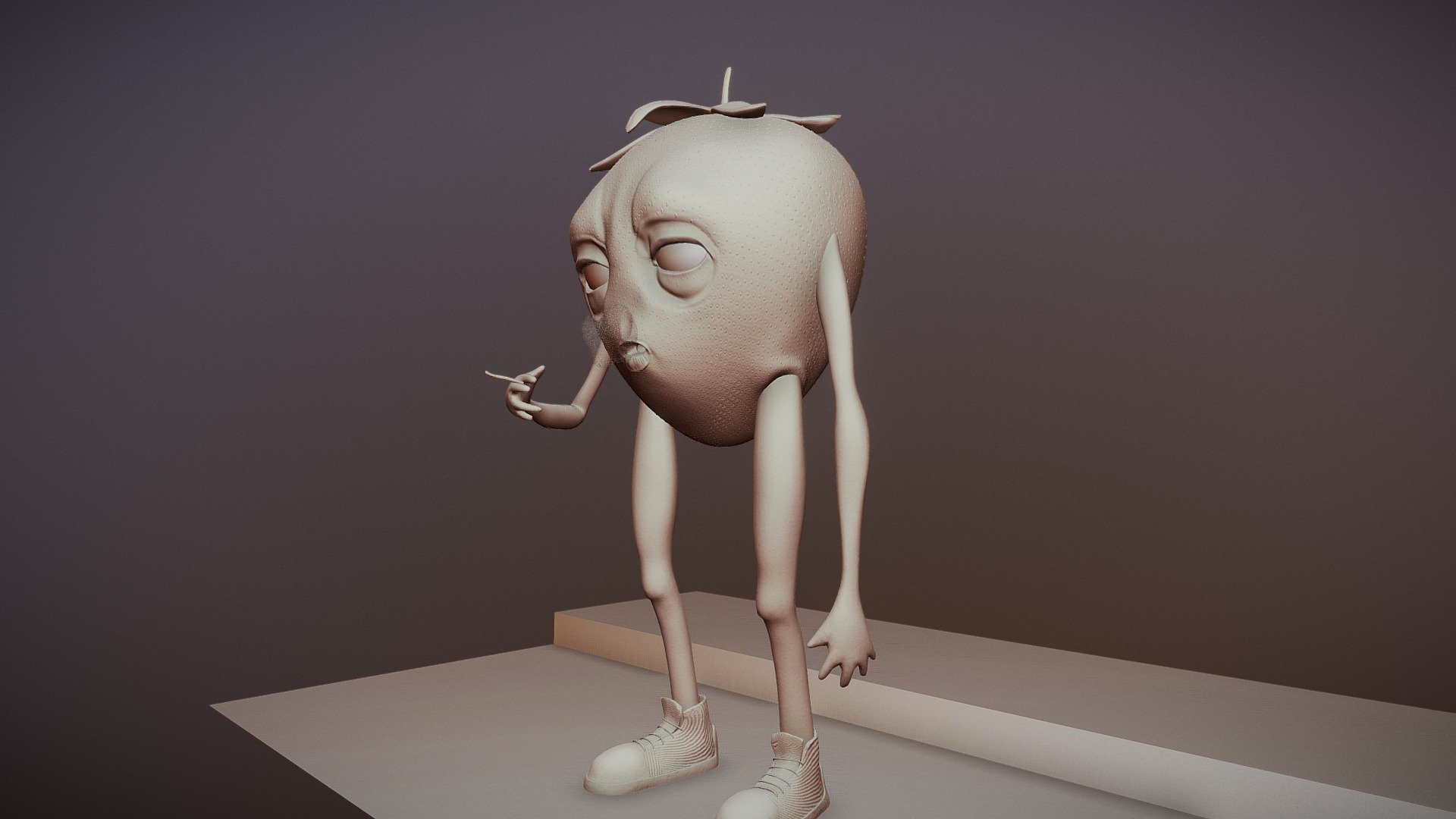 Strawberry man - 3D model by Babou (@jukkathewalrus) [91cf2c3] - Sketchfab