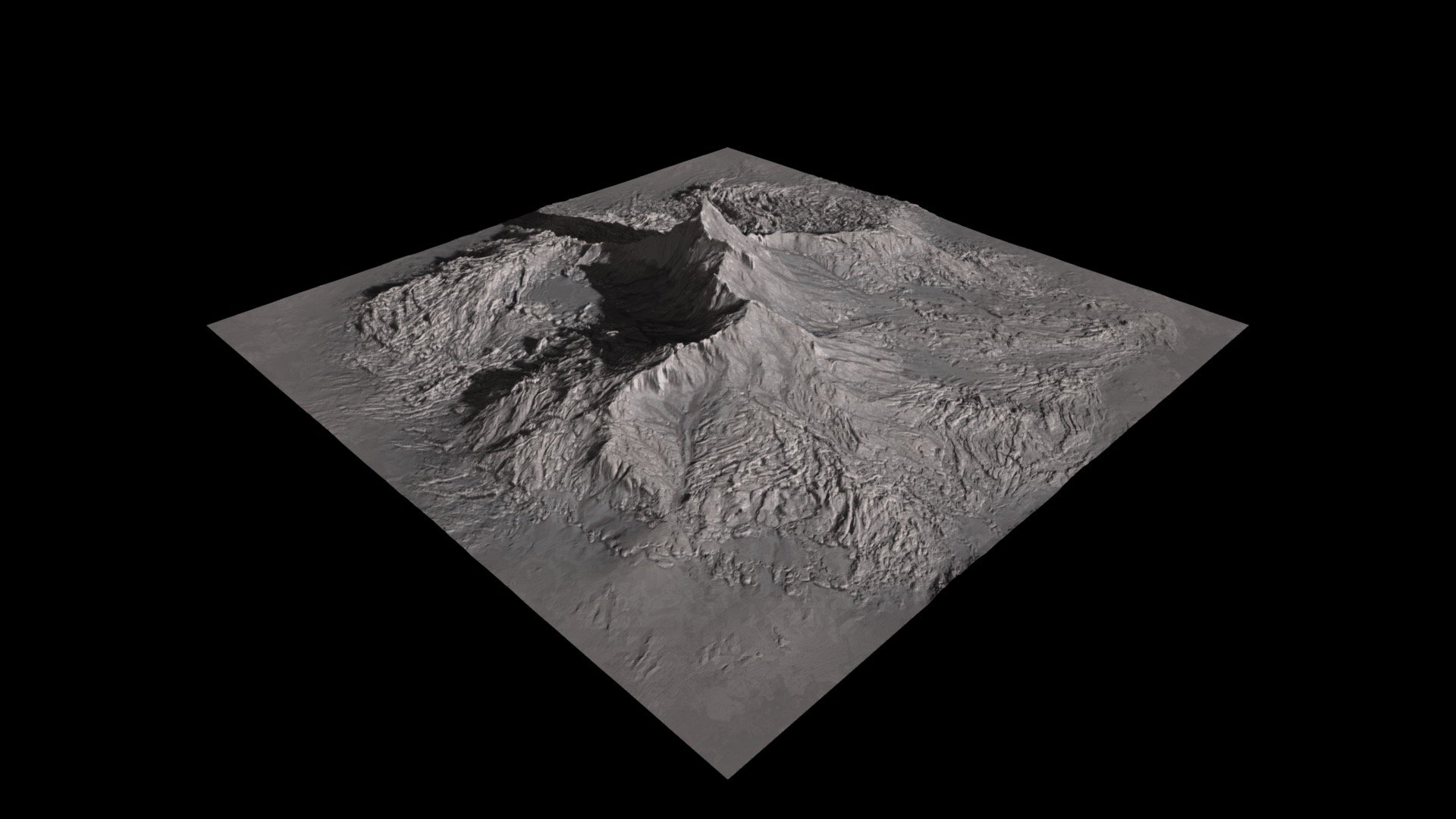 Volcano Terrain Mountain Version 4 - Buy Royalty Free 3D model by ...