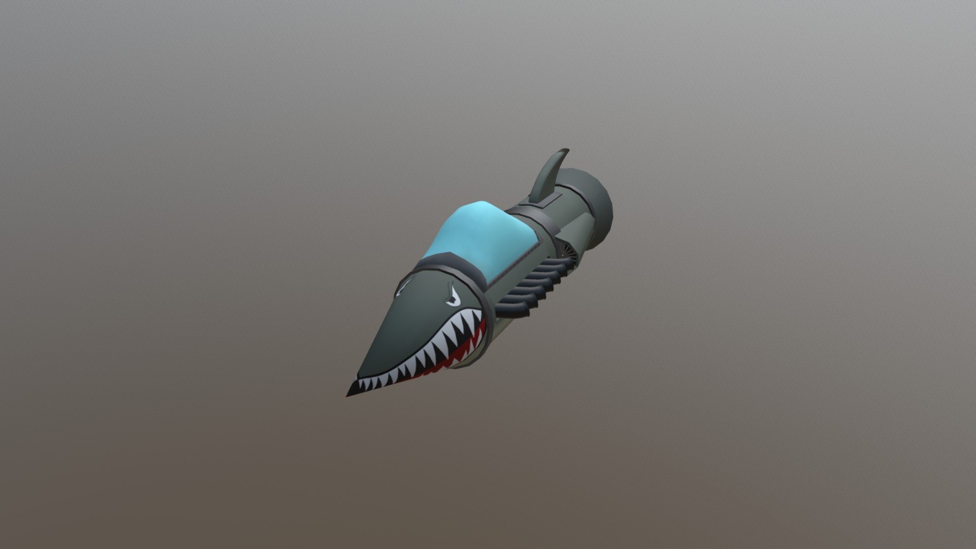 Shark Rocket - 3D model by remcovanzoest [91d1192] - Sketchfab