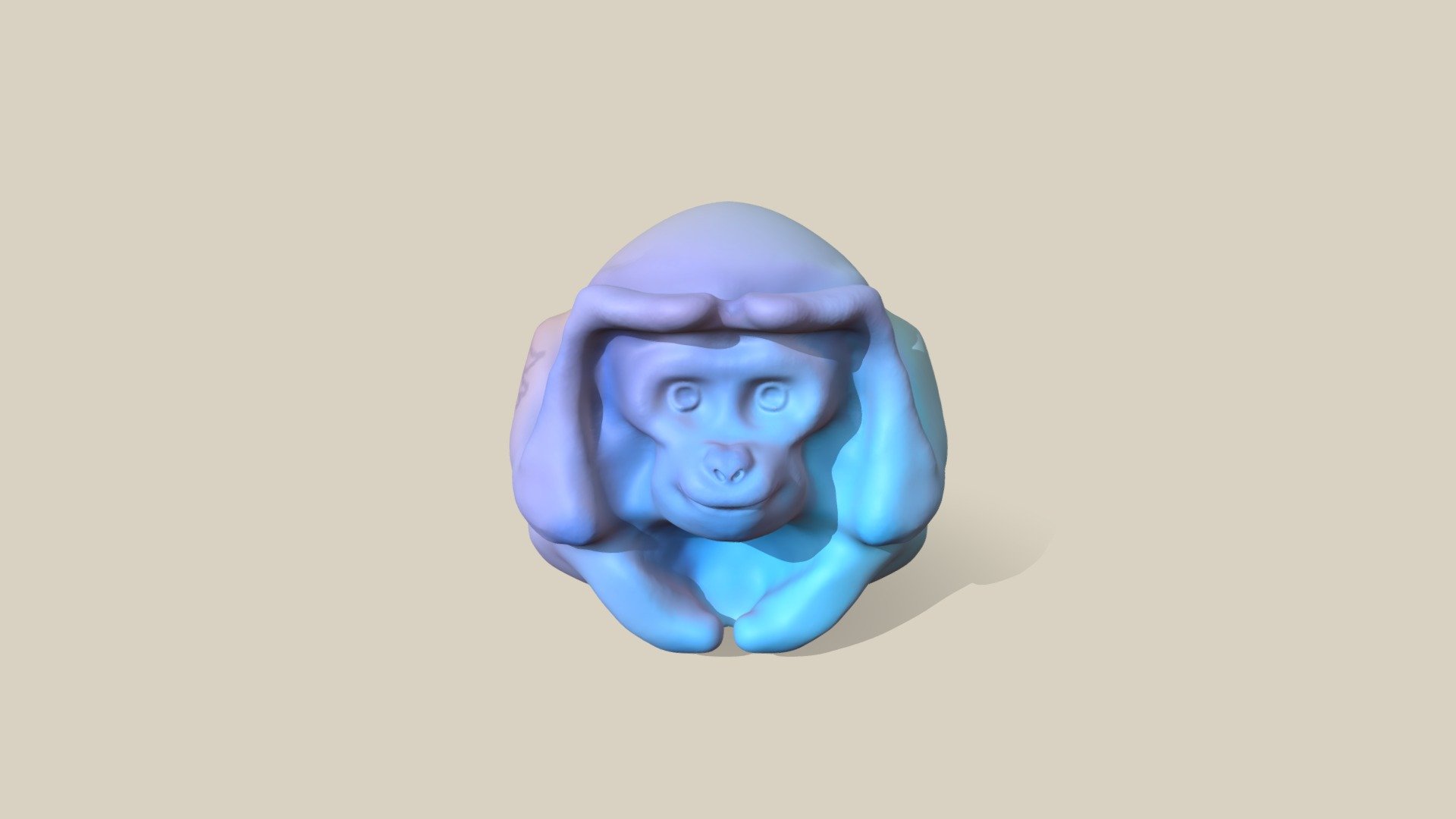 MONKEY - 3D model by 1083026 [91d1543] - Sketchfab