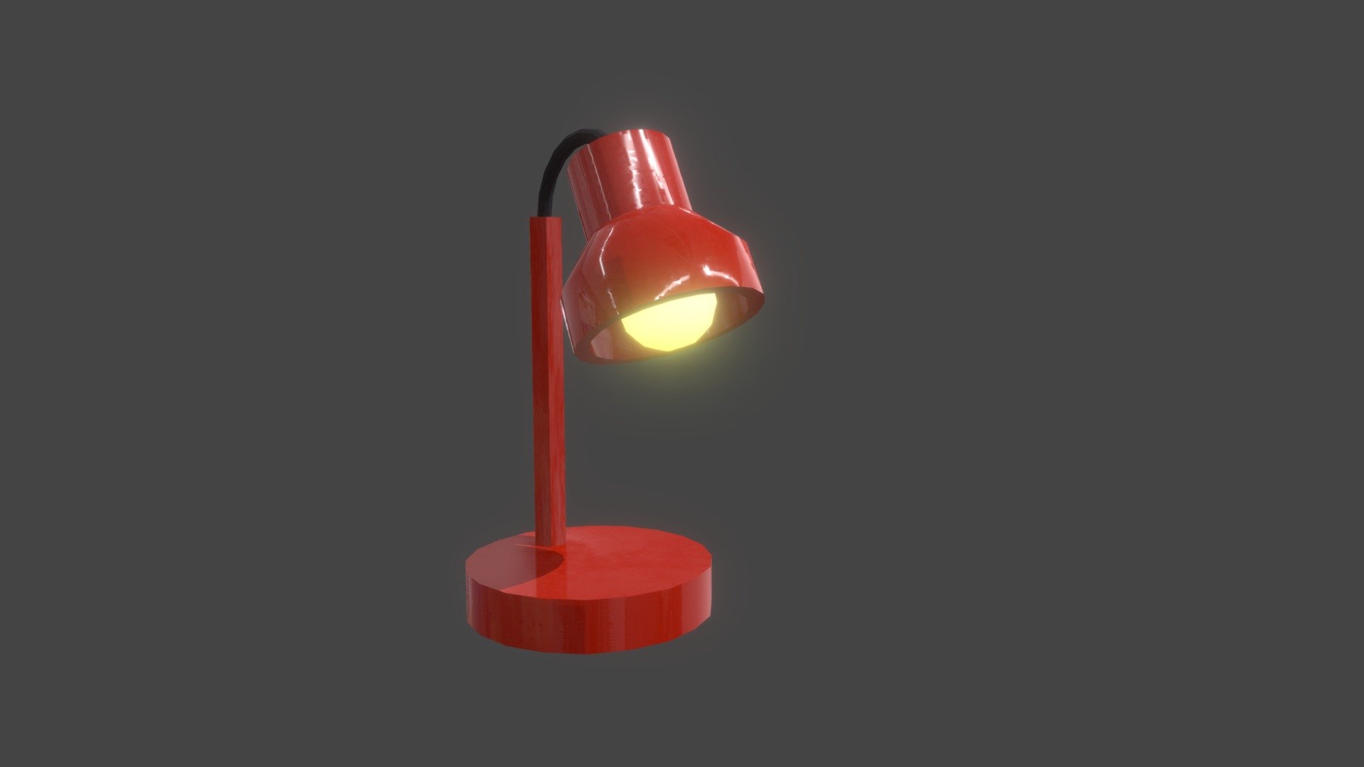 Low Poly Lamp - 3D model by Jeongwol [91d5404] - Sketchfab