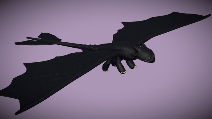 Toothless 3D models - Sketchfab