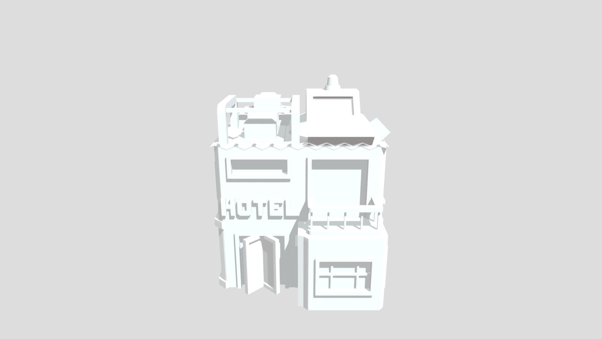 Cyberpunk Hotel - 3D model by Corvin12 [91d89ba] - Sketchfab