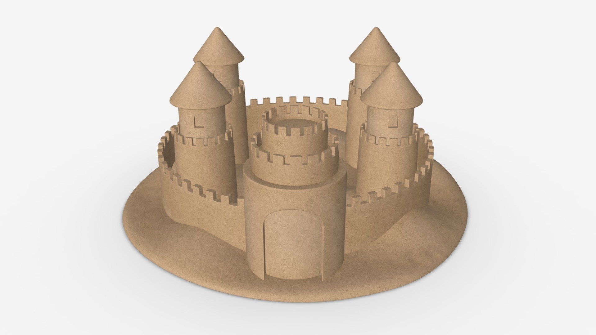 Sand castle 04 - Buy Royalty Free 3D model by HQ3DMOD (@AivisAstics ...