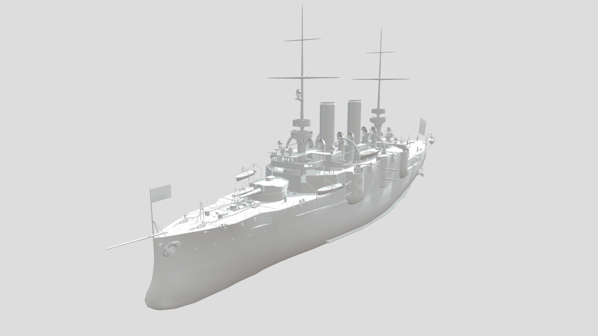 SMS Babenberg - 3D model by ViciousWarlock [91dc2e1] - Sketchfab