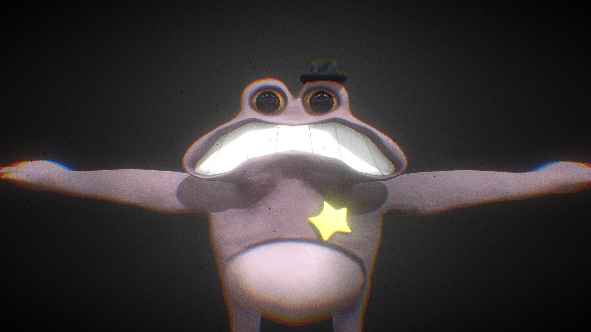 Garten of Banban 7 - Sheriff Toadster Frowning - Download Free 3D model ...