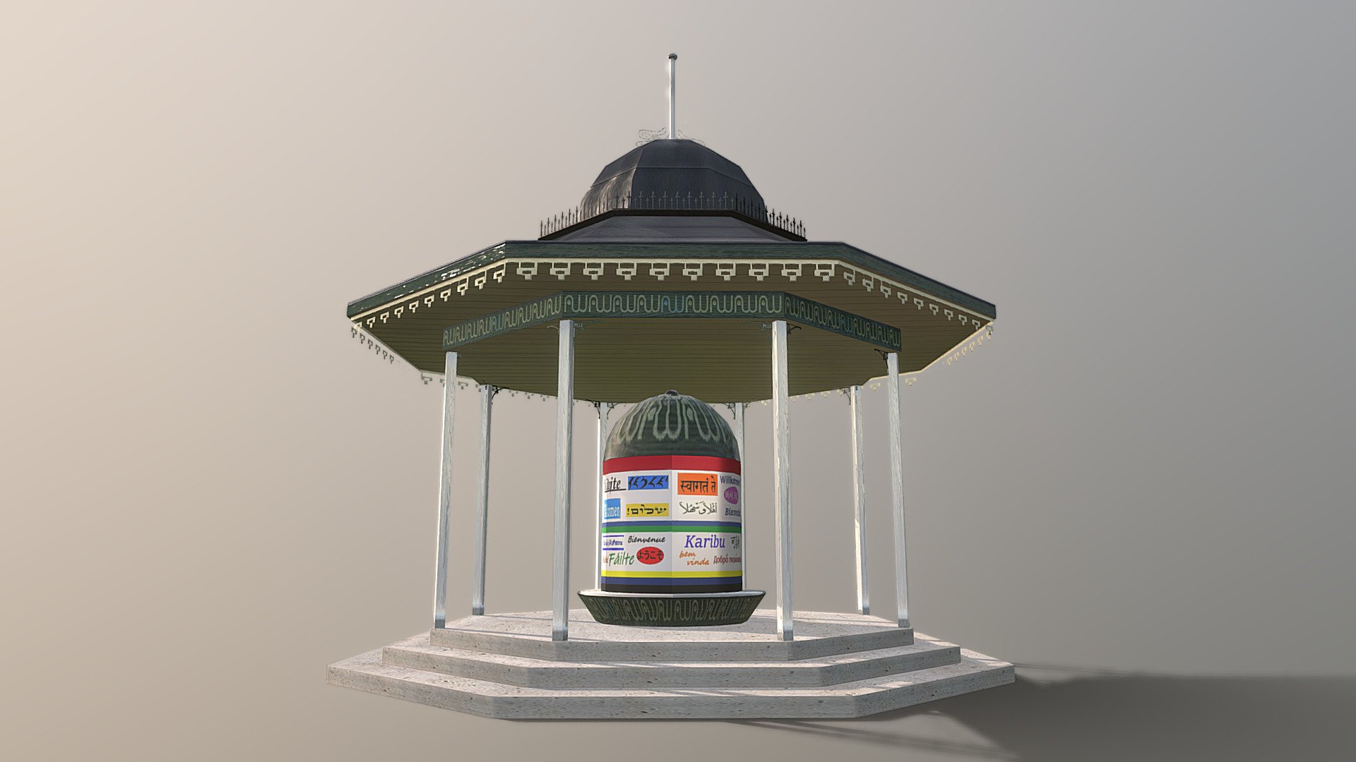 AW Entry language Pavilion - Dec 2018 - 3D model by David Cooper ...