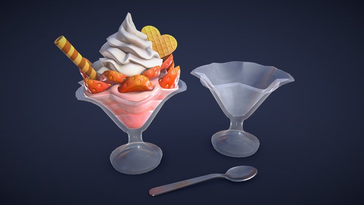 Ice-cream 3D models - Sketchfab