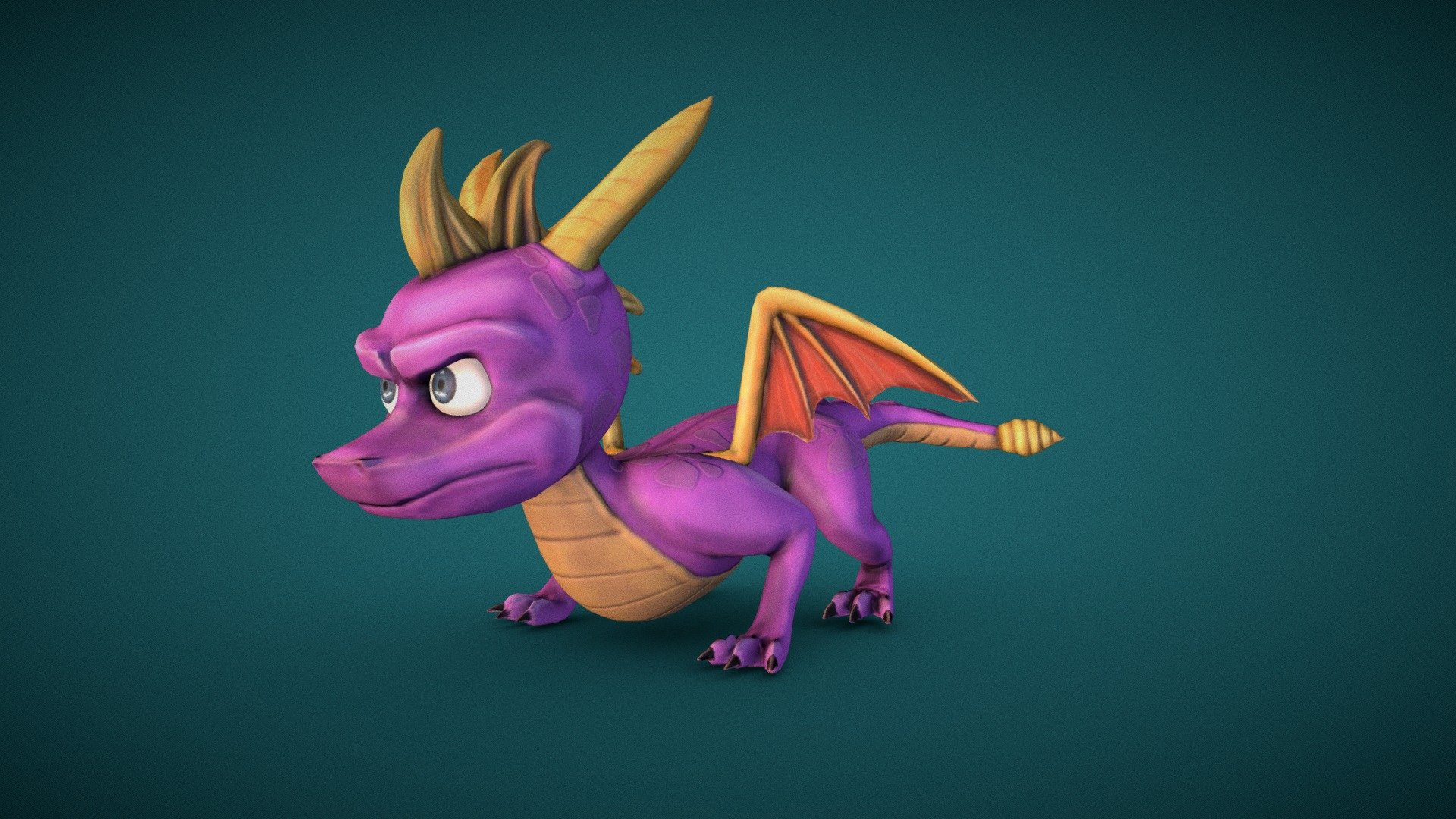 Spyro - 3D model by juancives [91dec1f] - Sketchfab