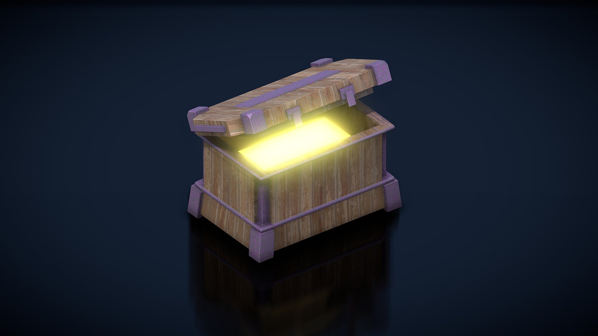 Lowpoly Chest of Gold - Download Free 3D model by tamminen [91e0c52 ...