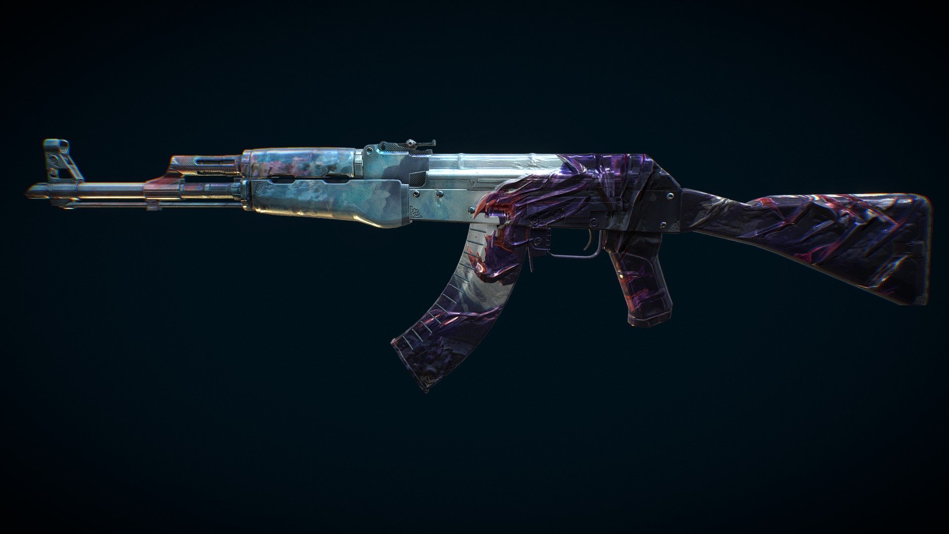 Ak-47 : UN REBORN CS GO Dreams and Nightmares - 3D model by levthon [91e1e26] - Sketchfab