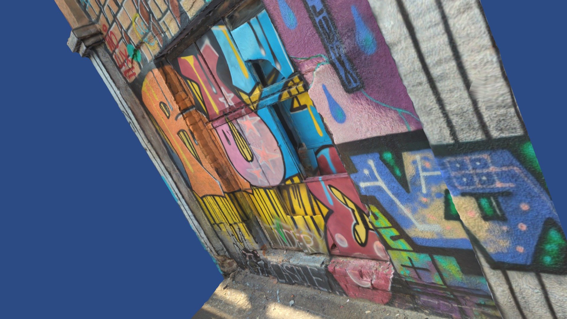 Graffiti window - Download Free 3D model by Andriy Korotkyy ...