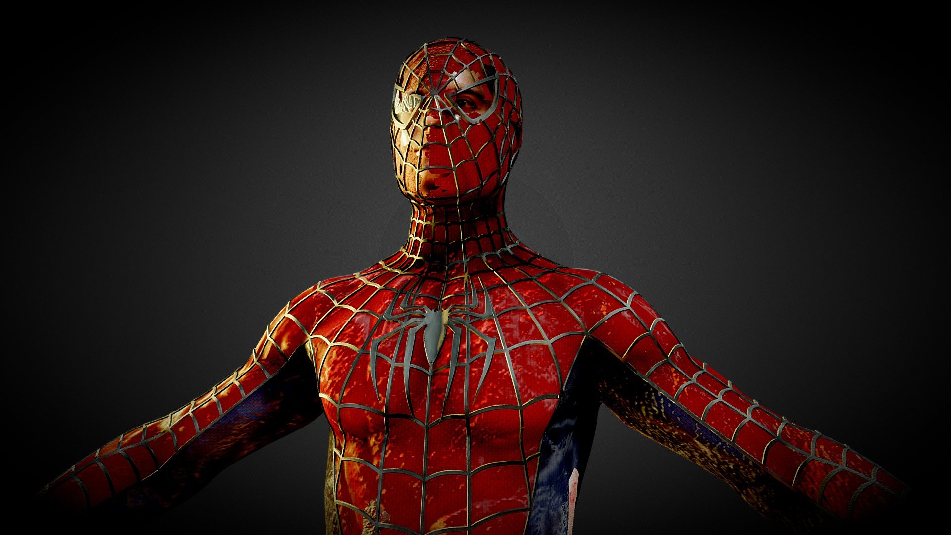 Spiderman Tobey Maguire - Damaged Suit - Download Free 3D model by DEV ...