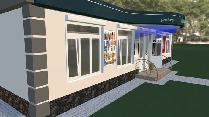 3d model Market Shop 2 - 3D model by steplont [91e820b] - Sketchfab
