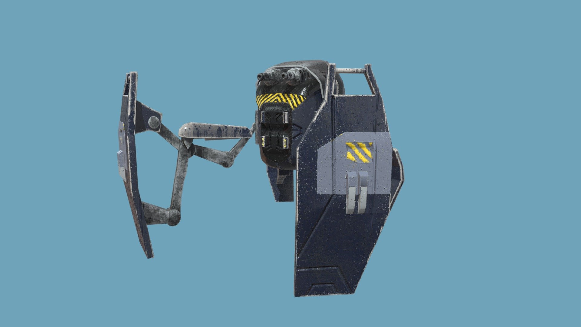 Combat Drone - 3D model by Timothy Dingwall (@Dingwall) [91e84c8 ...