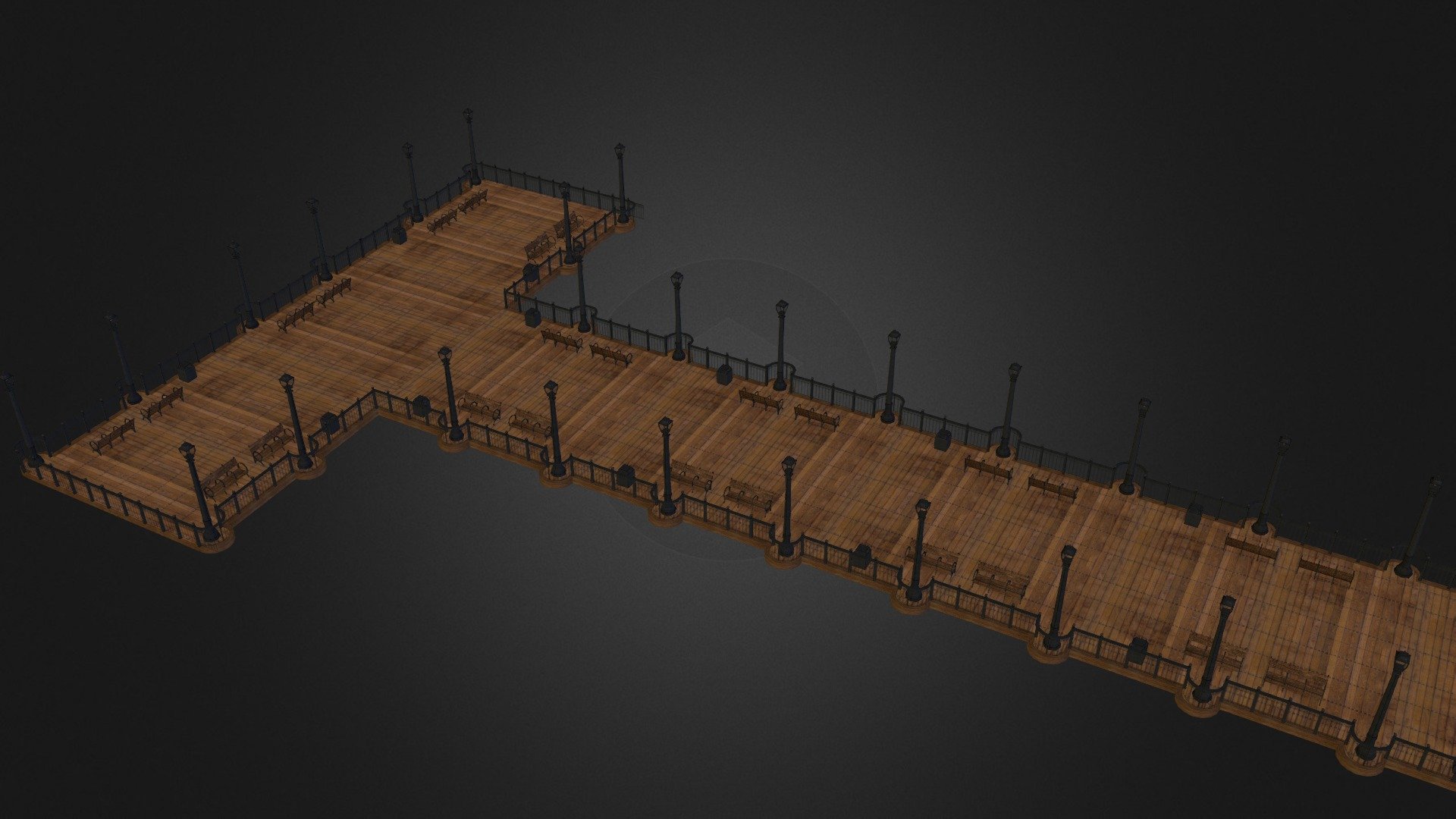 BoardWalk - 3D model by Revada [91e850c] - Sketchfab
