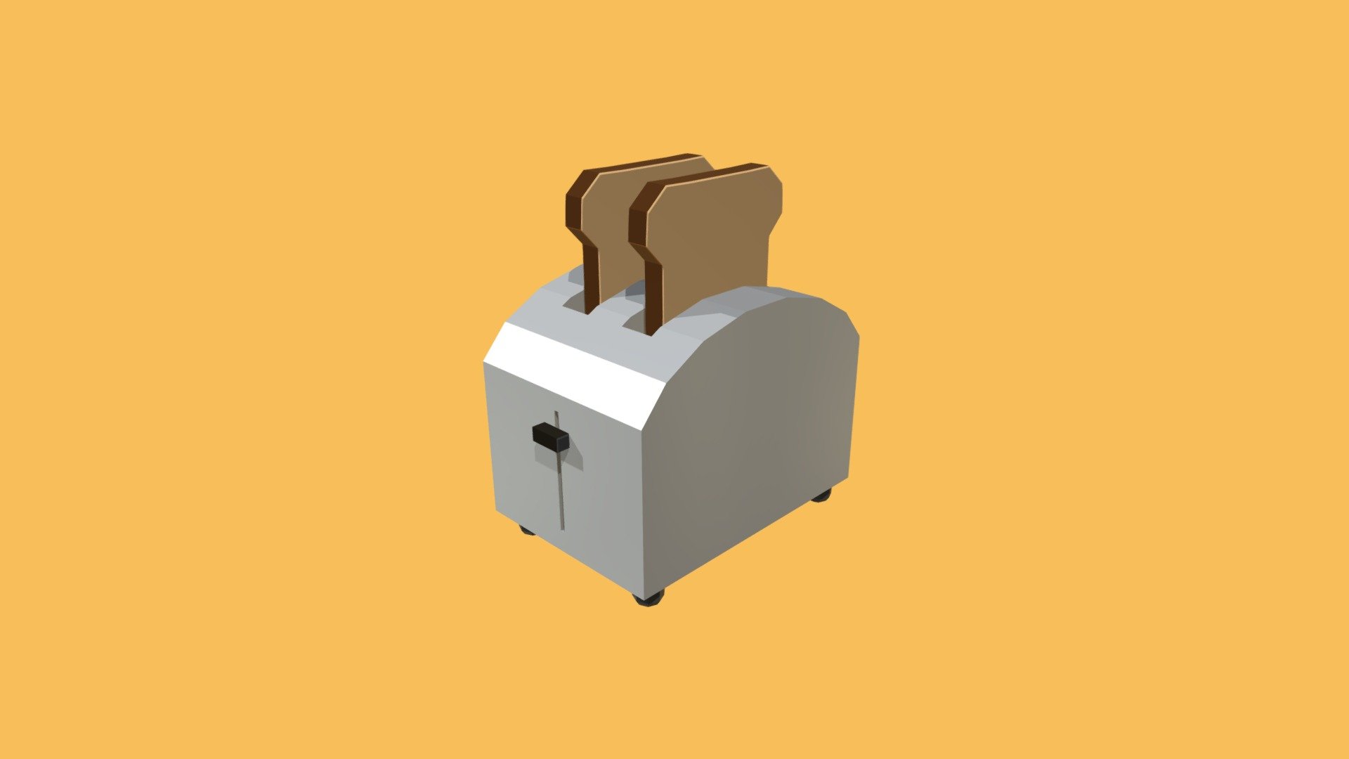 Toaster with Toast - 3D model by Kyla Yujiri (@kylayujiri) [91e93e5 ...