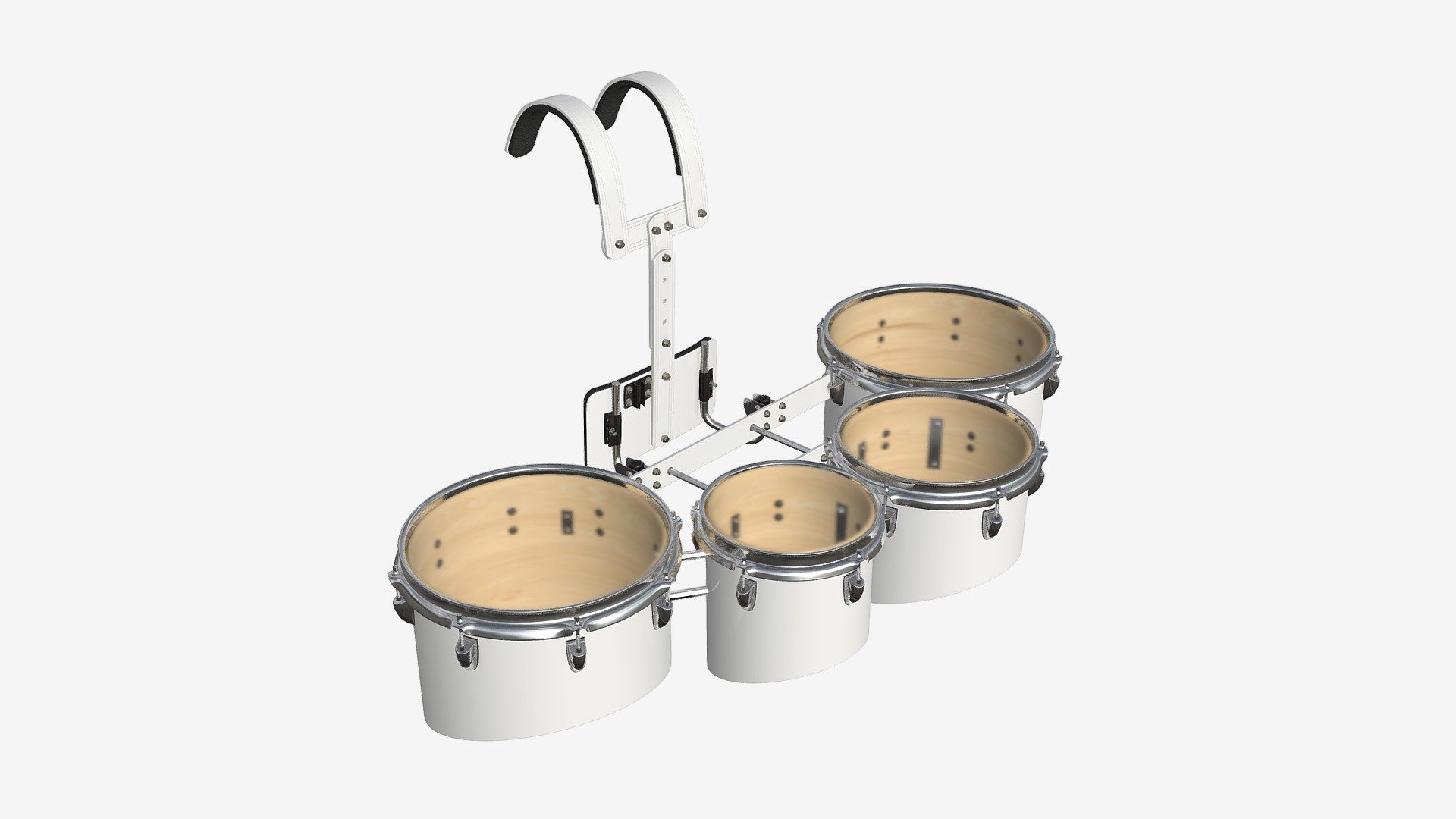Marching Tom Set with Carrier transparent top - Buy Royalty Free 3D ...