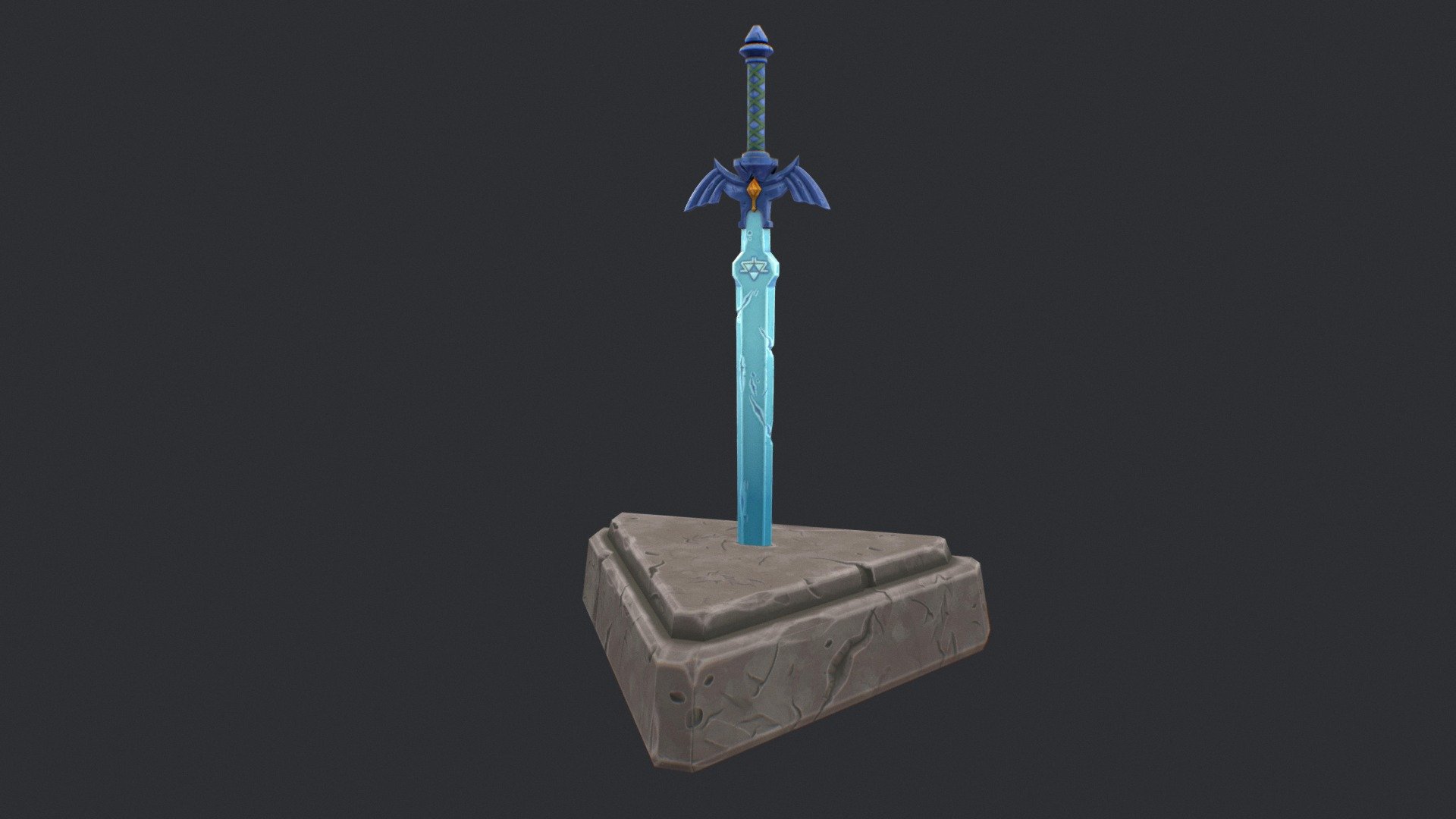 Zelda Master Sword - 3D model by Howler Monkey (@howlermonkey) [91eb50a ...
