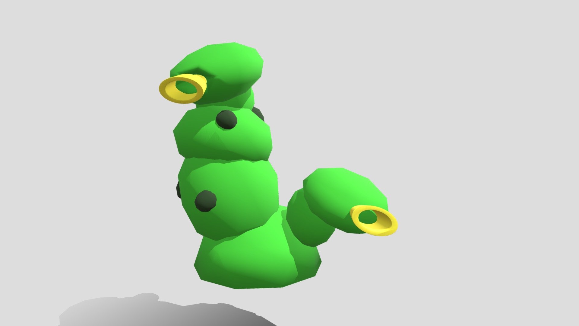 evil cell worm - 3D model by Patricia Rohrbacher (@patiii) [91eb9ec ...