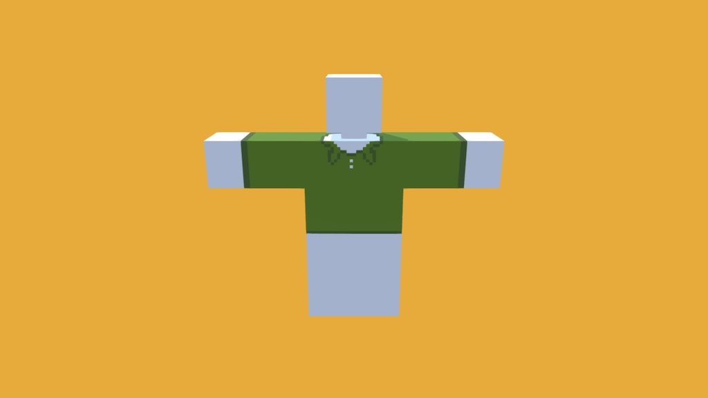 Unturned - Green Polo Shirt - 3D model by Godrax [91ec3e9] - Sketchfab
