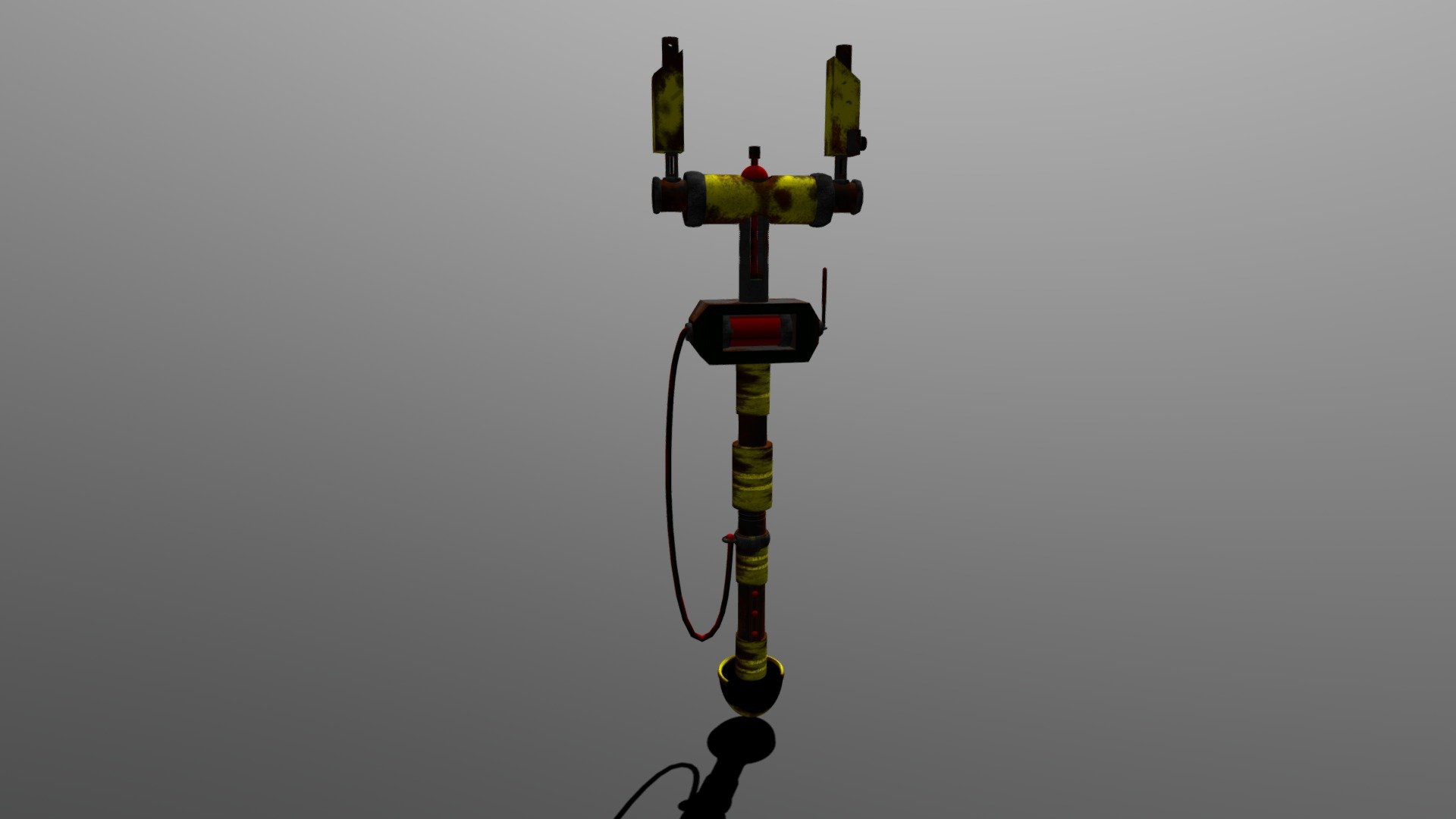 Fully Textured Staff (3D Modelling Primer) - 3D model by ...