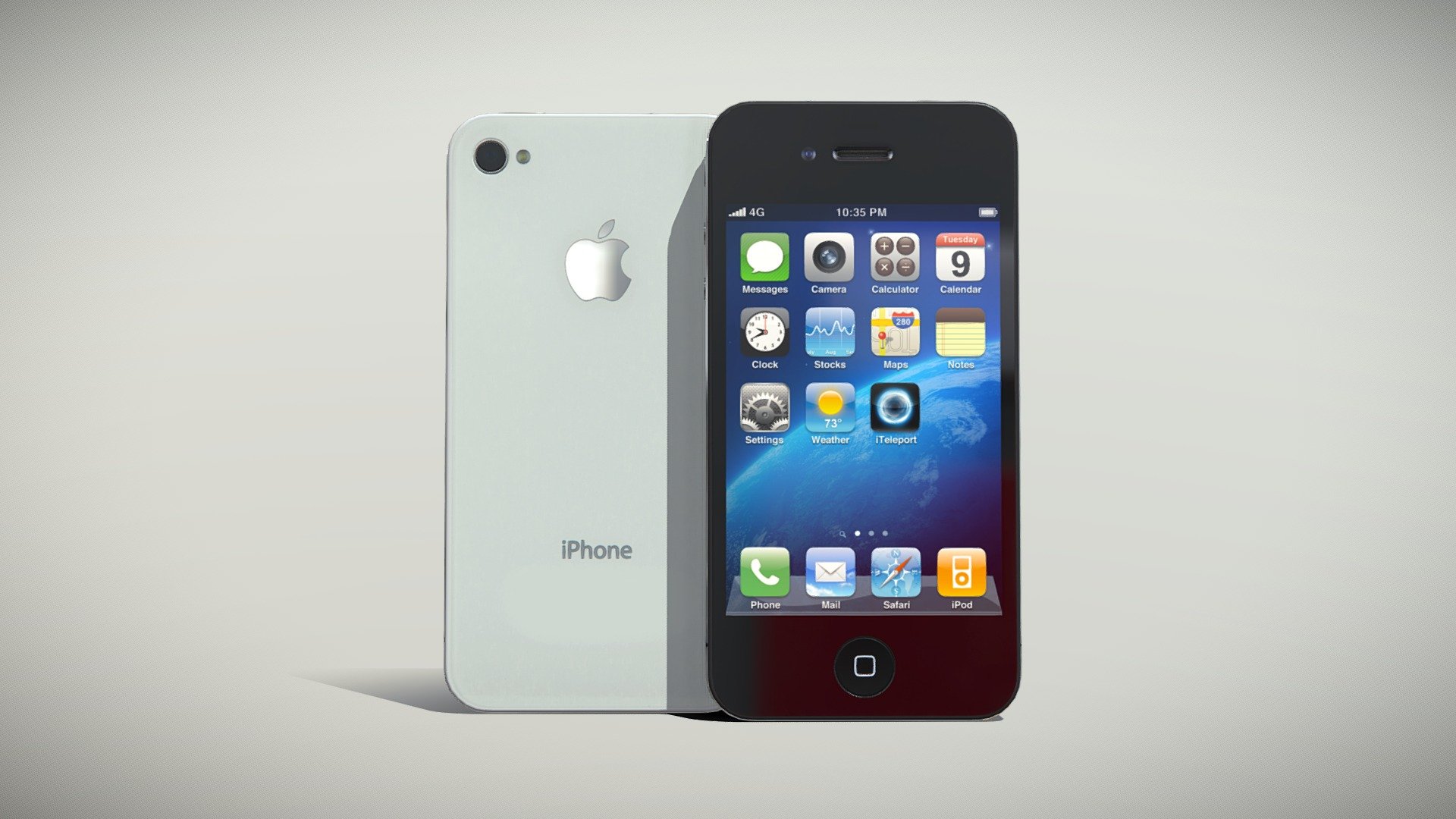 Apple iPhone 4 - 3D model by 3DOverstock [91ed0d7] - Sketchfab