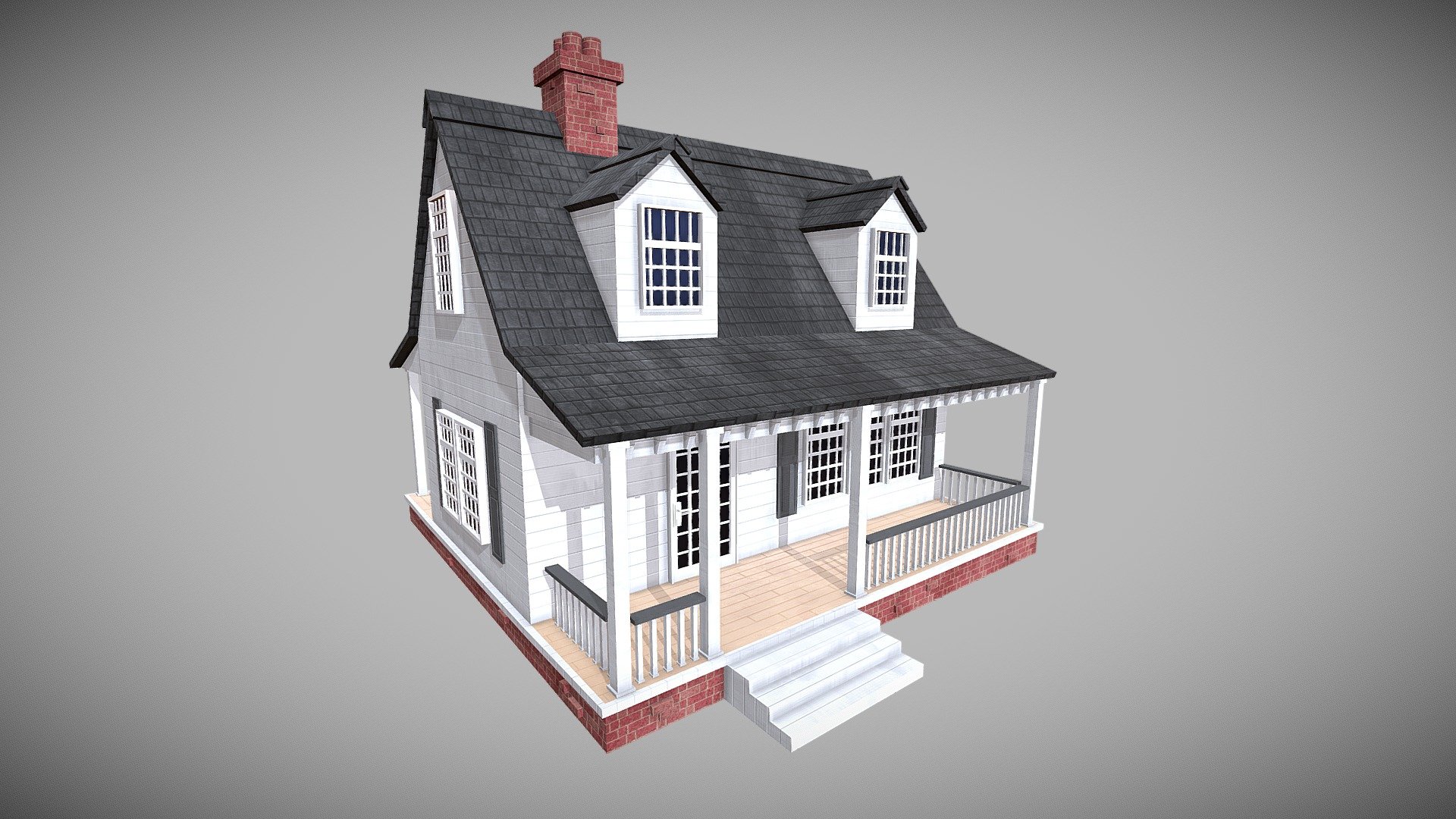 House - Download Free 3D model by Foxx Assets (@FoxxAssets) [91ed5e1 ...