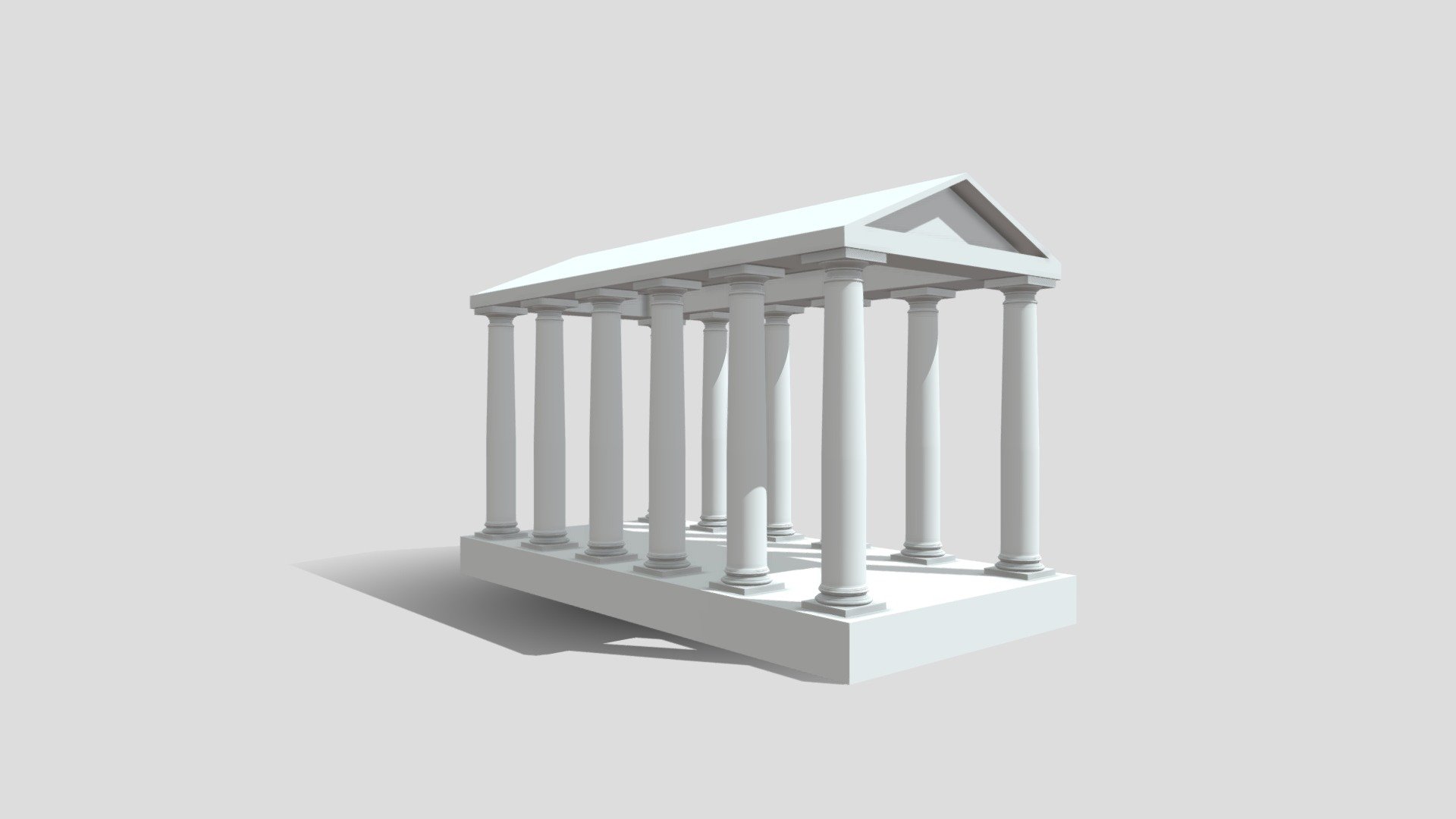 Roman Entrance - Download Free 3D model by Marcogames1973 (@mcmurmar001 ...