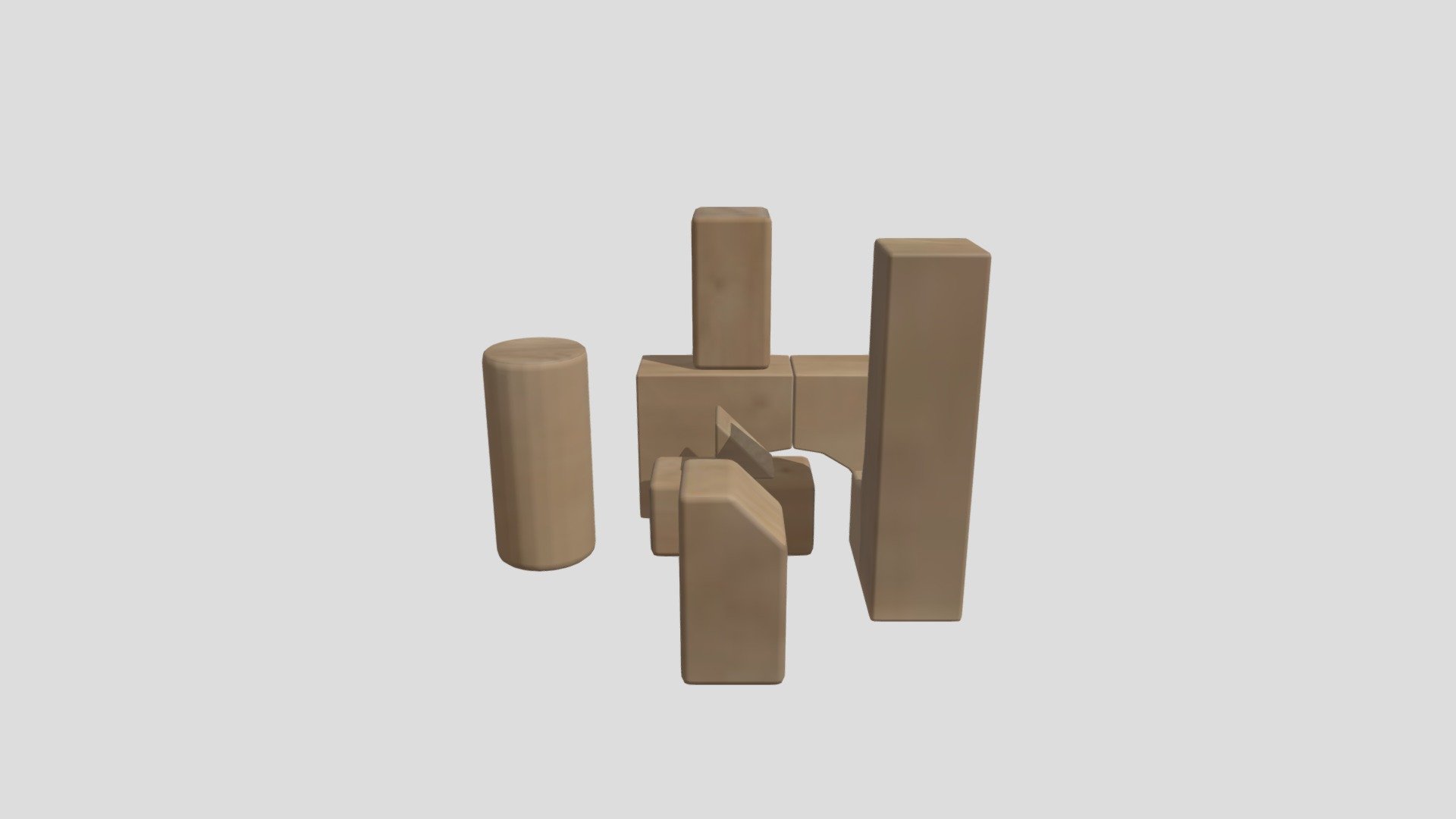blocks - Download Free 3D model by 22chadlim [91f0863] - Sketchfab