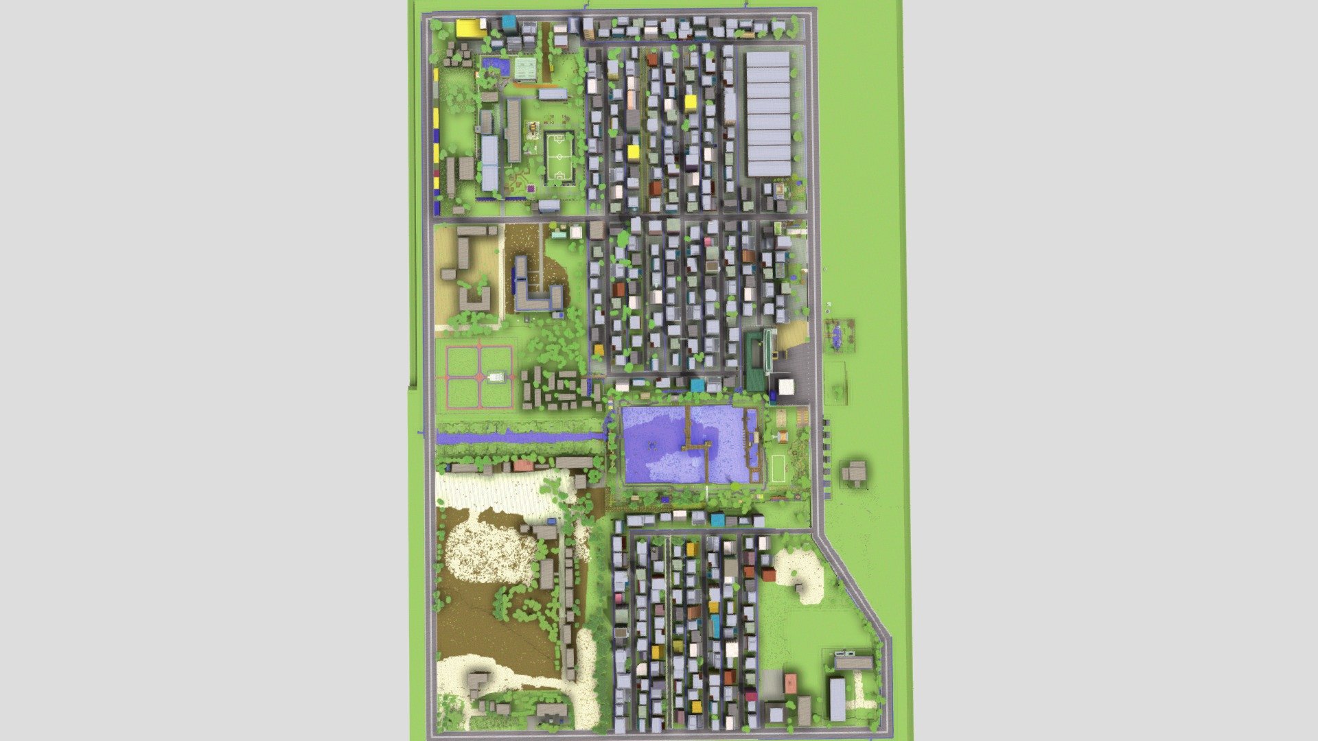 Thaketa Community Final Model 1 - 3D model by Block by Block ...