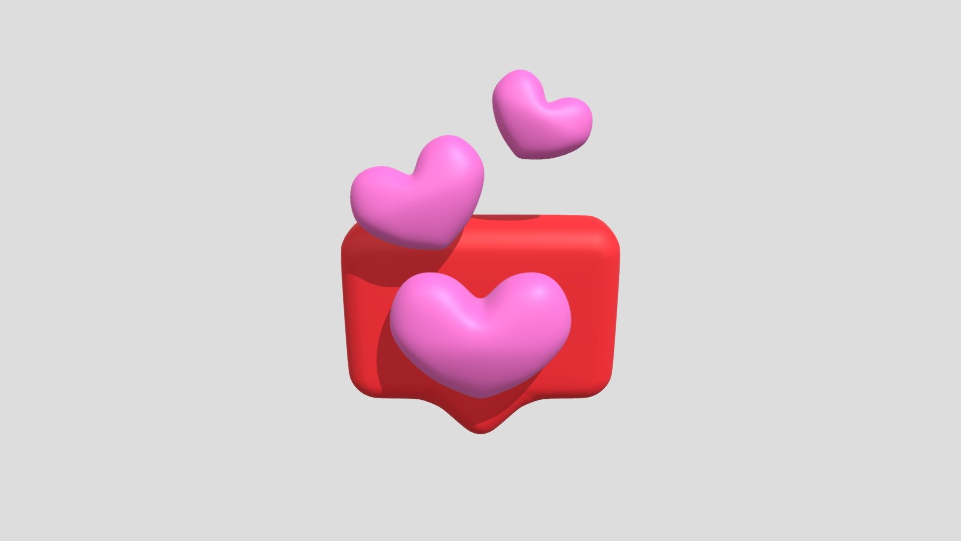 Heart Icon - Download Free 3D model by Akinremi [91f0a7b] - Sketchfab