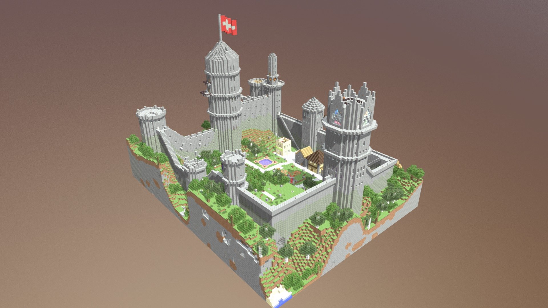 Andrew Castle Obj - 3D model by Elizaveta.Samorodskih [91f25af] - Sketchfab