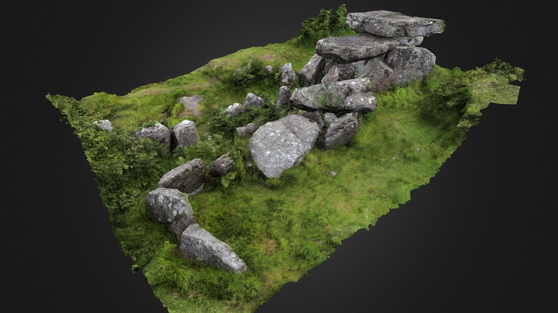 Duntryleague Passage Tomb - Buy Royalty Free 3D model by Dan O' Meara ...