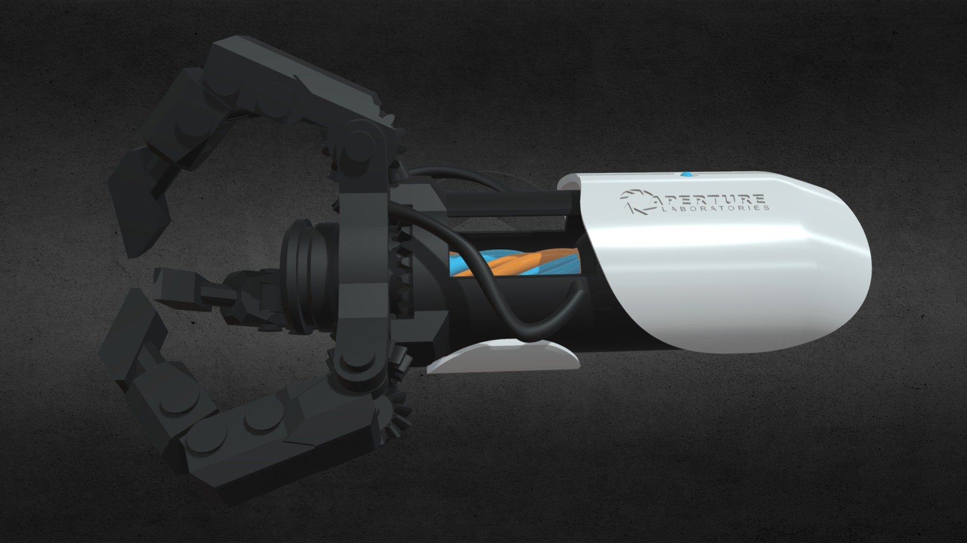 Portal Gun Claw Mechanism - 3D model by Moonlight_Janitor [91f3492 ...