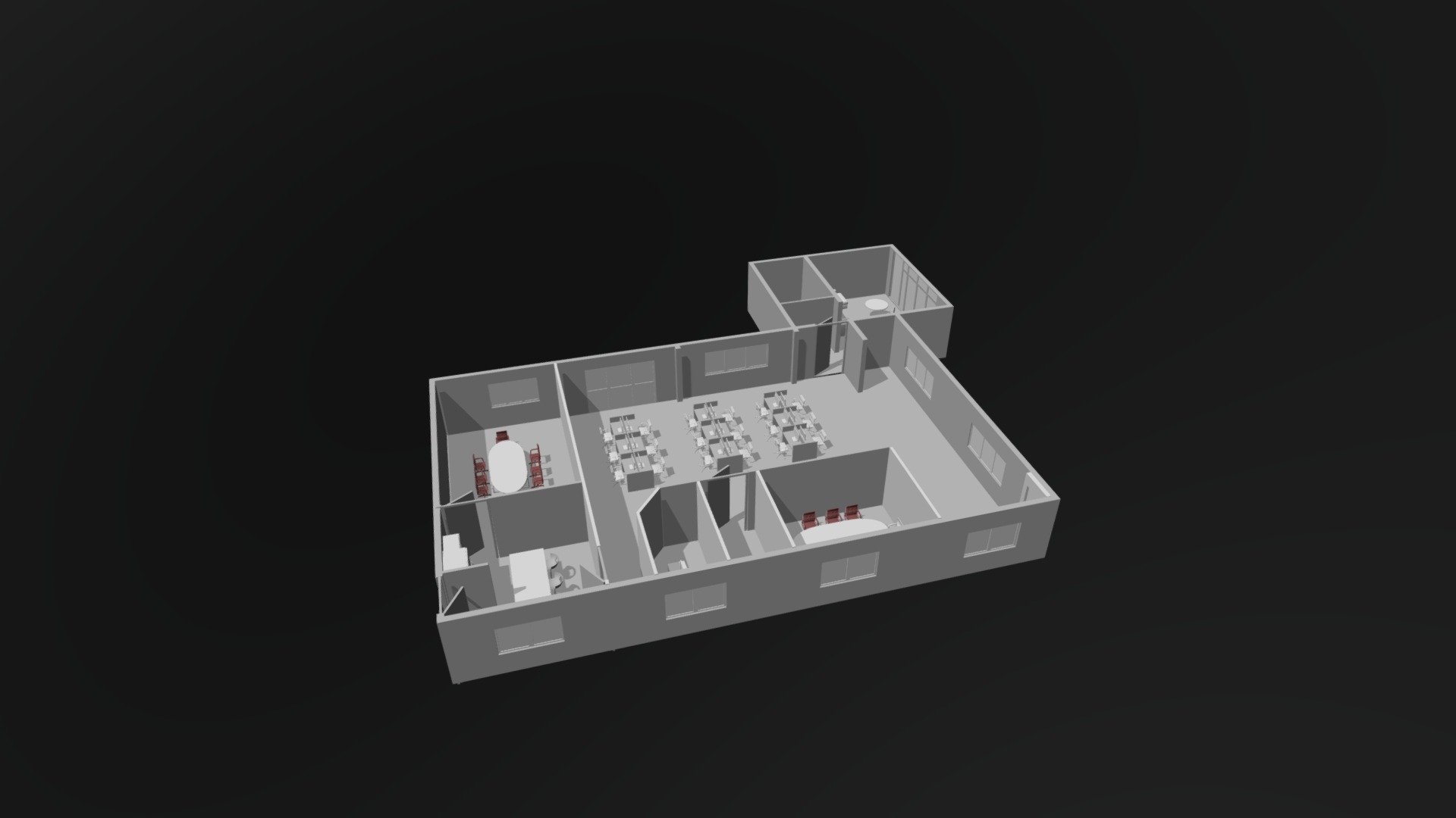 WB_office_unit10 - 3D model by tgalextg [91f37b6] - Sketchfab