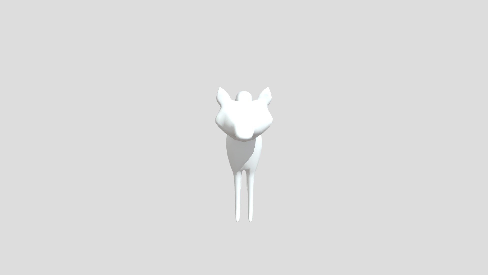 Low Poly Fox (unfinished) - 3D model by cosmiK777 [91f42ce] - Sketchfab