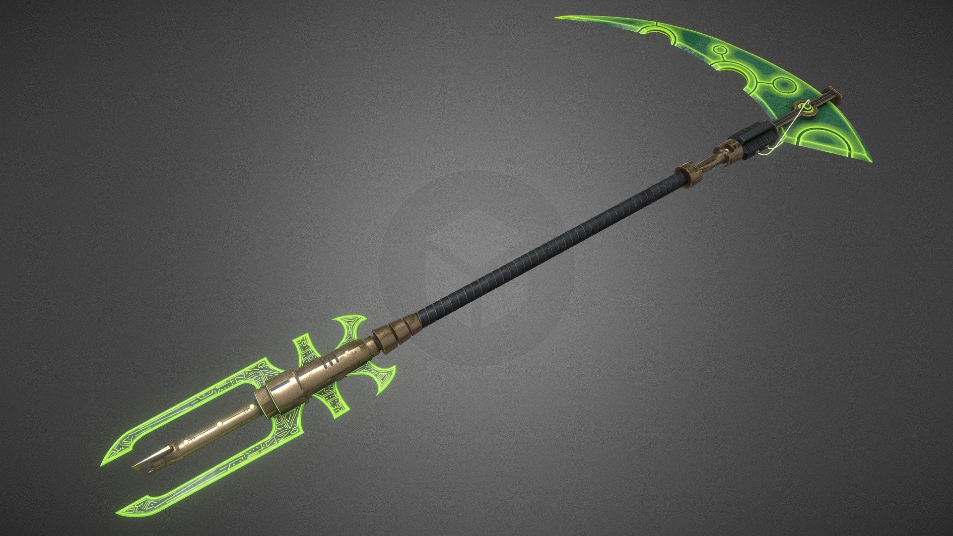 Necron's Scythe - Download Free 3D model by Daniil4639 [91f5038] - Sketchfab