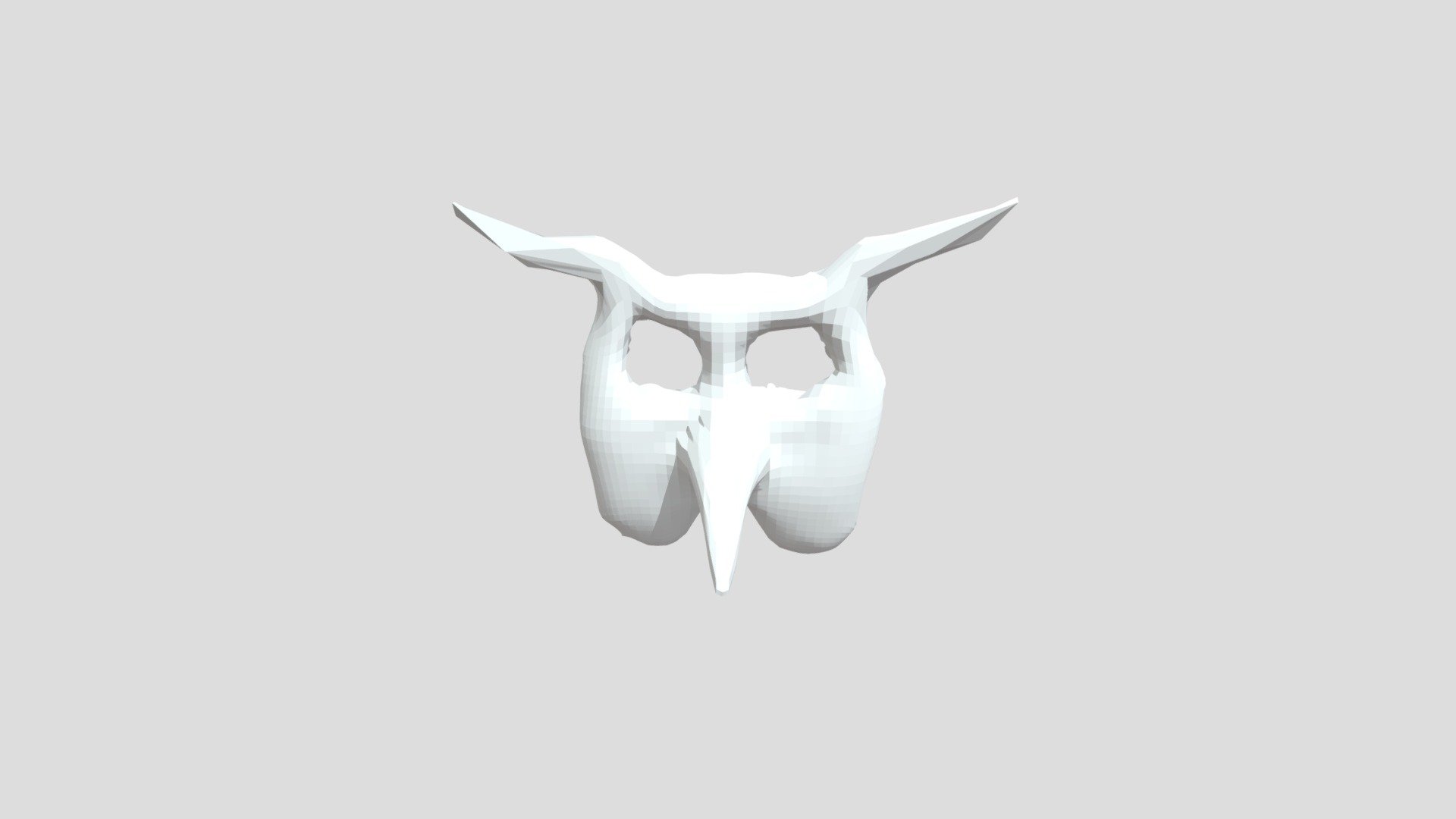 owl mask - Download Free 3D model by wobtaster [91f5ef6] - Sketchfab