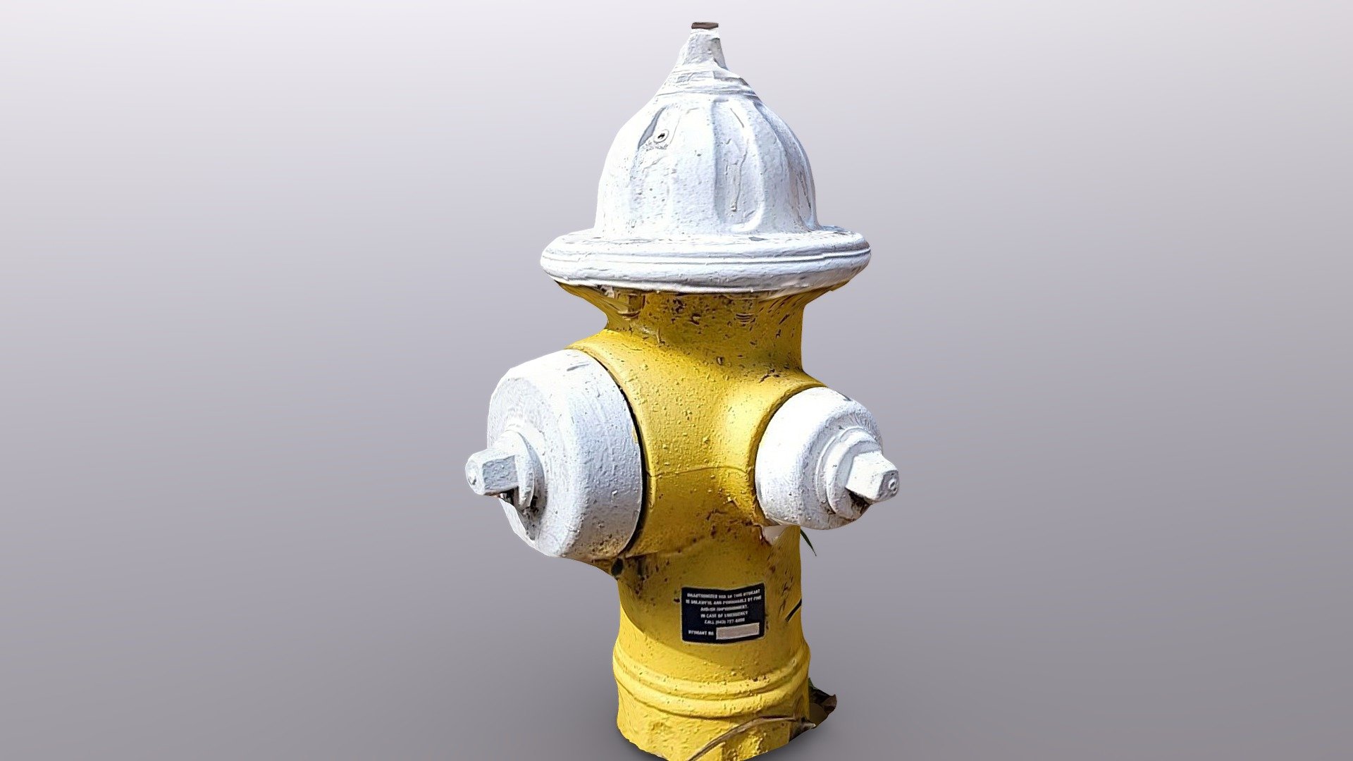 Yellow Fire Hydrant - Download Free 3D model by stevencmutter [91f6953 ...